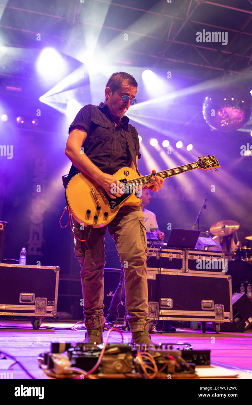 Bergamo, Italy - August 24, 2019: The Italian musical project organized ...