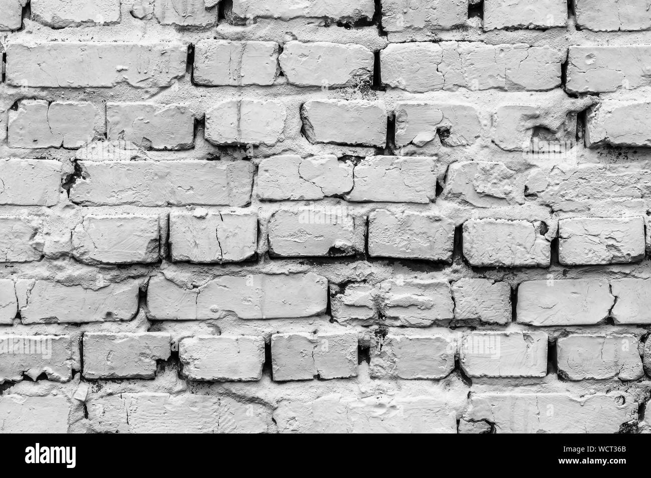 Old brick wall texture. Abstract background for design. Monochrome ...