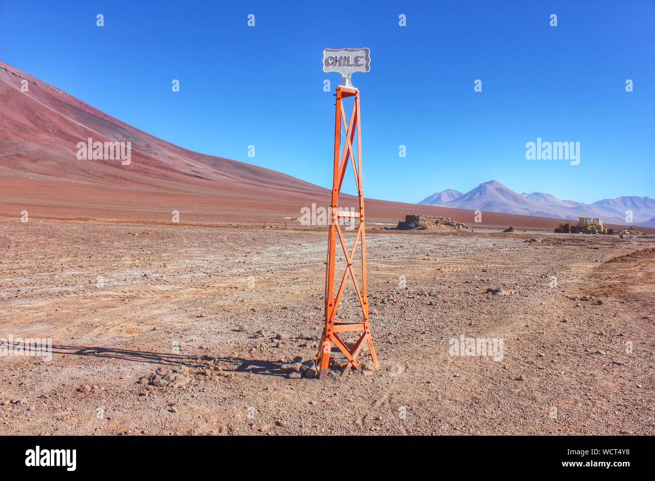 Road Sign In A Desert Stock Photo - Alamy