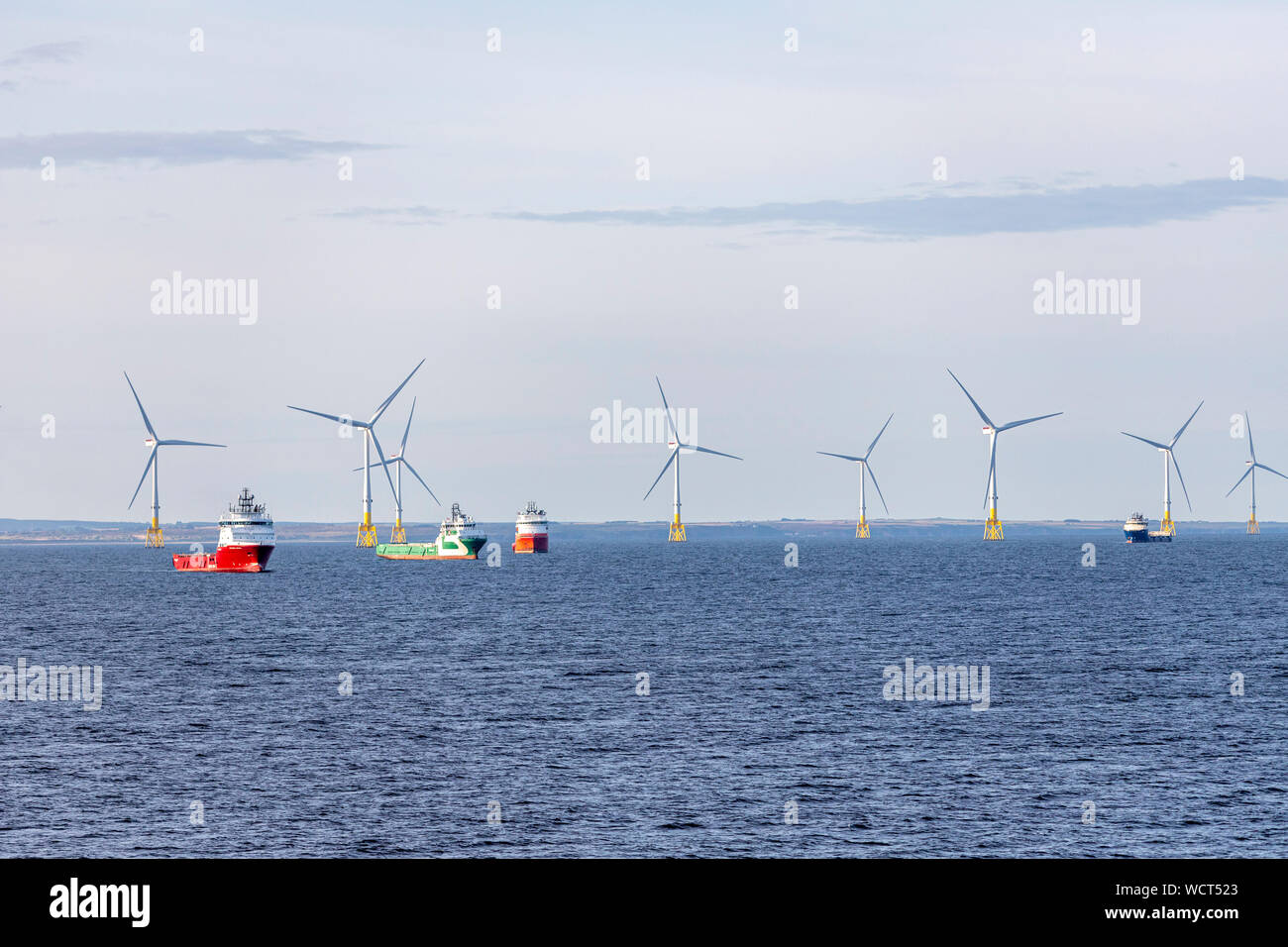 European Offshore Wind Deployment Centre, Aberdeen Bay Wind Farm from ...