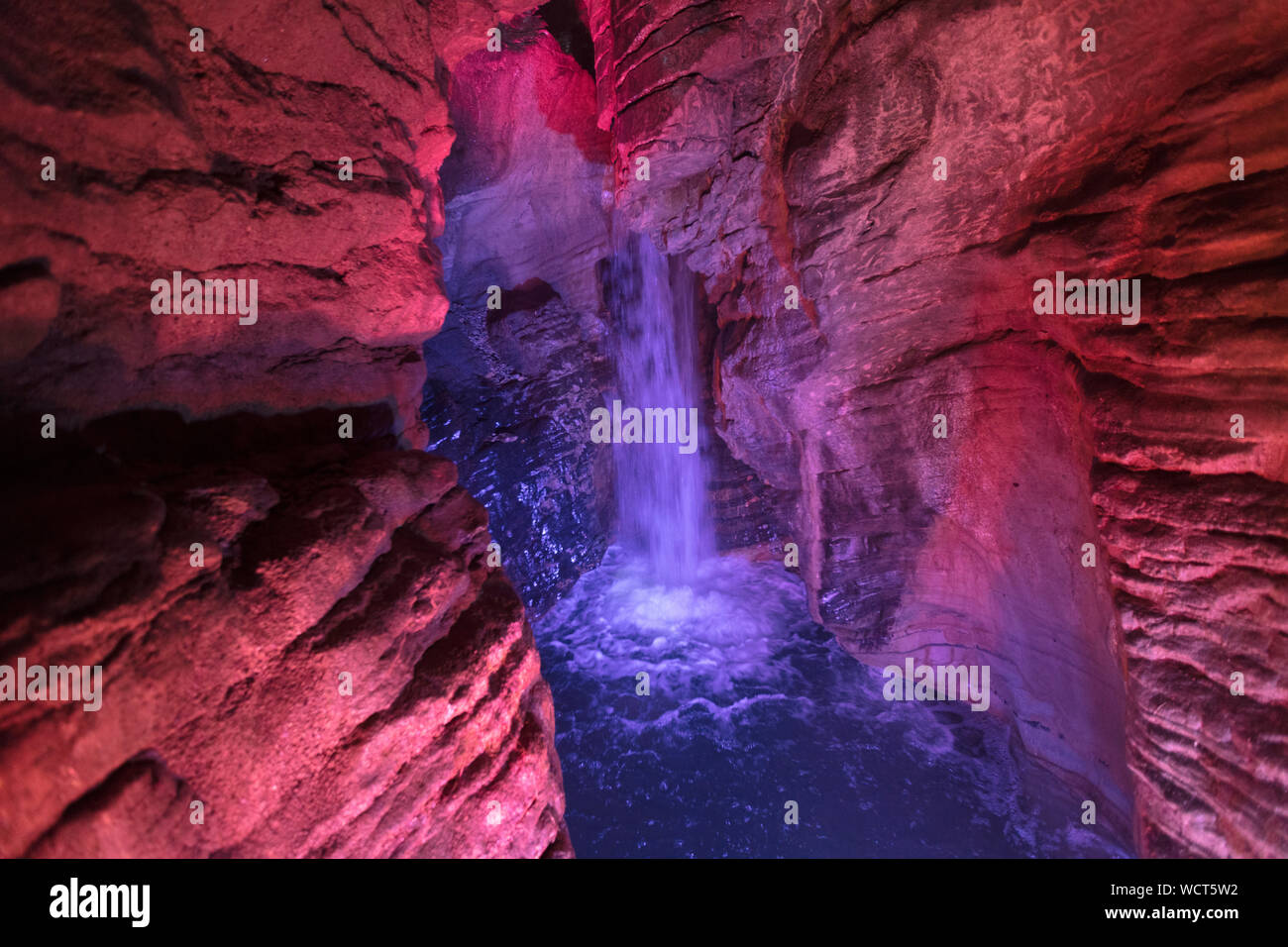 Varone, Lake Garda, Italy, Europe, August 2019, a view of the Varone ...