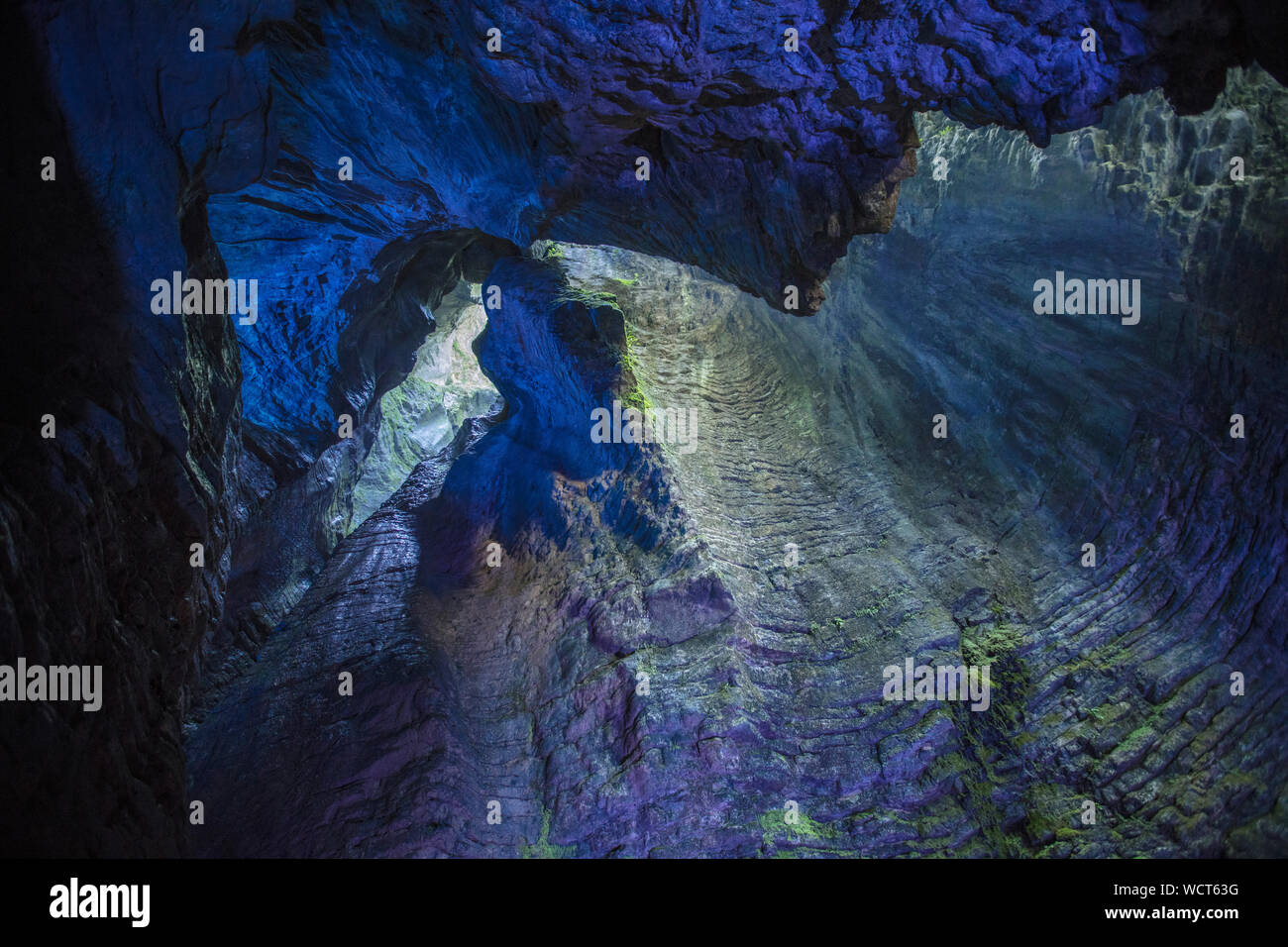 Varone, Lake Garda, Italy, Europe, August 2019, a view of the Varone ...