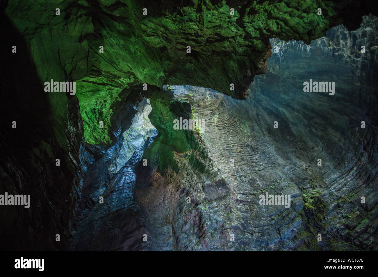 Varone, Lake Garda, Italy, Europe, August 2019, a view of the Varone ...