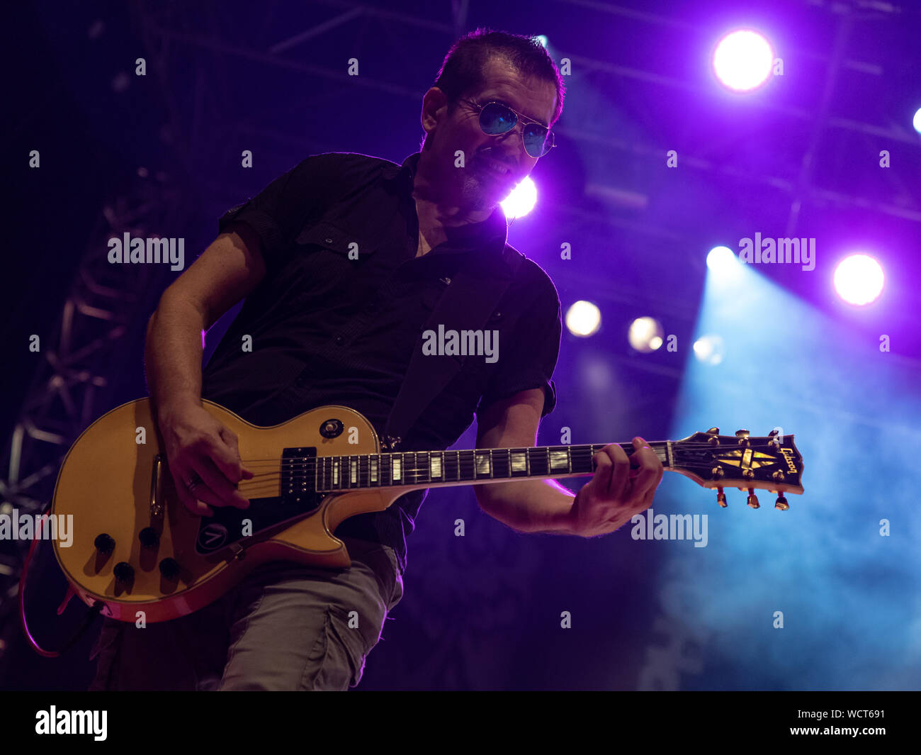 Bergamo, Italy - August 24, 2019: The Italian musical project organized ...