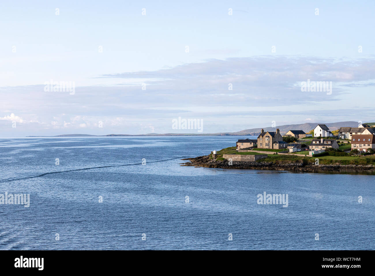Lerwick from, MV Hrossey ferry NorthLink Ferries, Shetland, Scotland ...