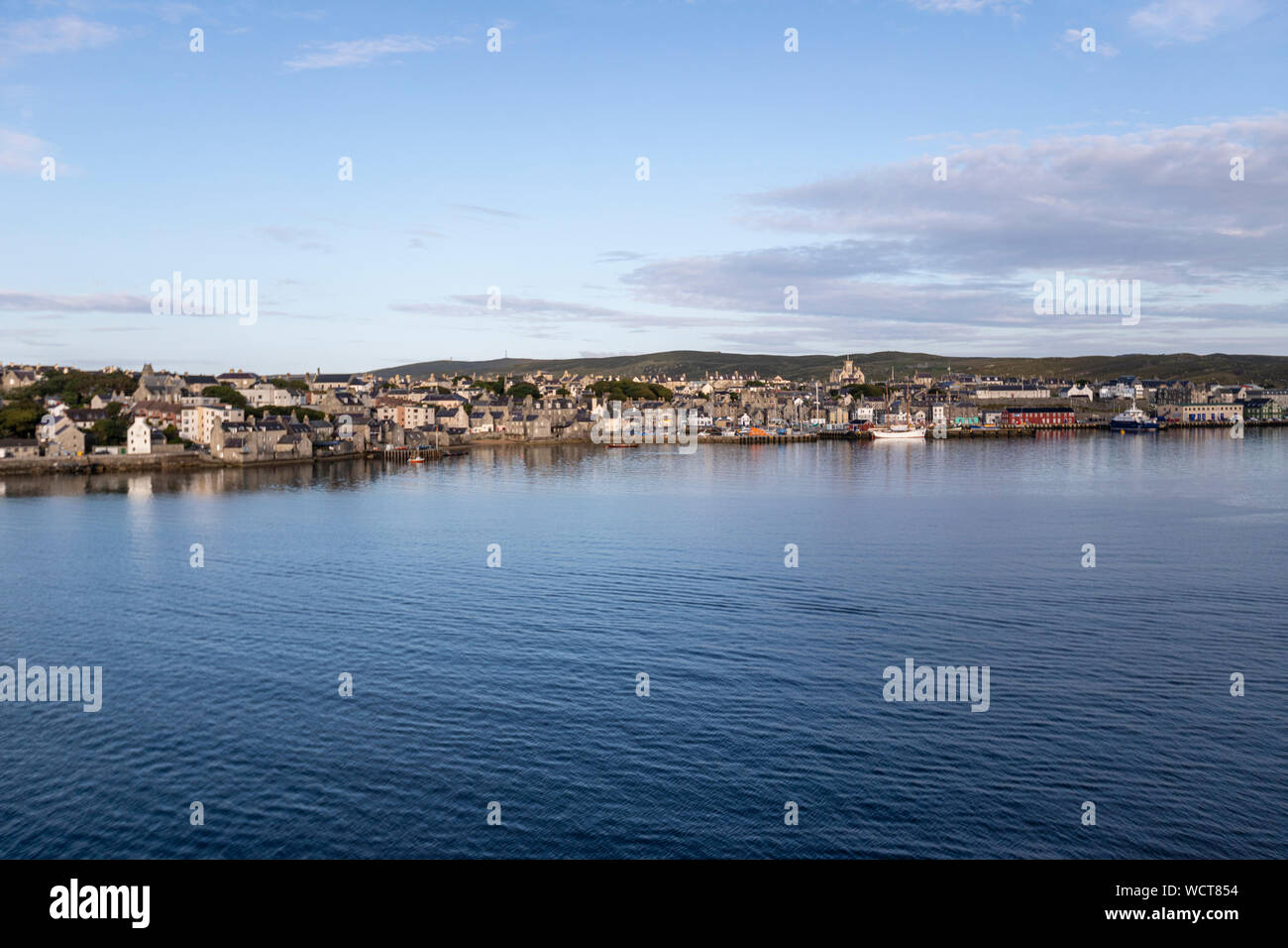 Lerwick from, MV Hrossey ferry NorthLink Ferries, Shetland, Scotland ...