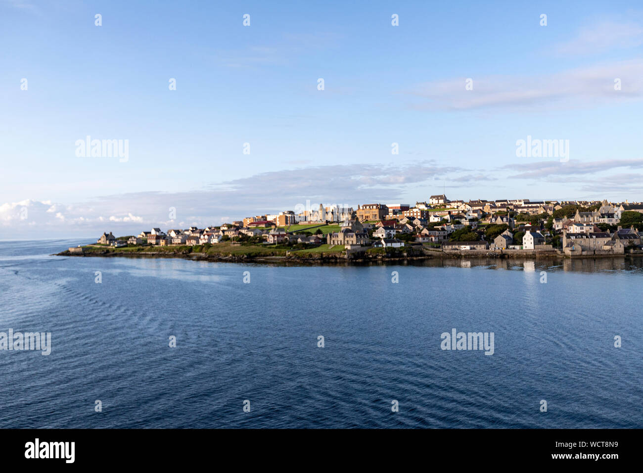 Lerwick from, MV Hrossey ferry NorthLink Ferries, Shetland, Scotland ...
