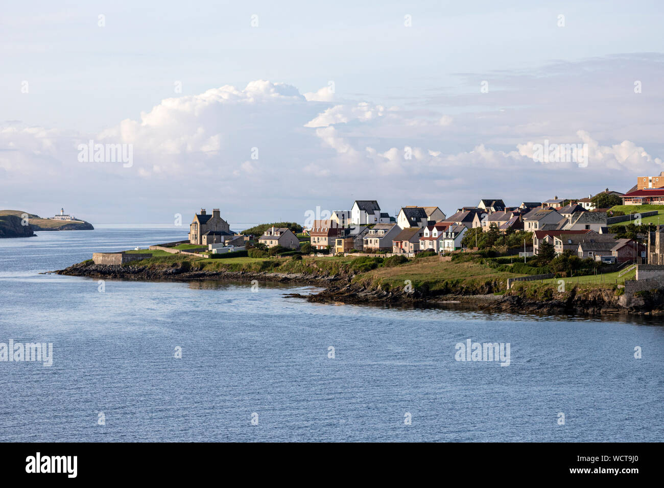 Bressay Lighthouse and Lerwick from, MV Hrossey ferry NorthLink Ferries ...