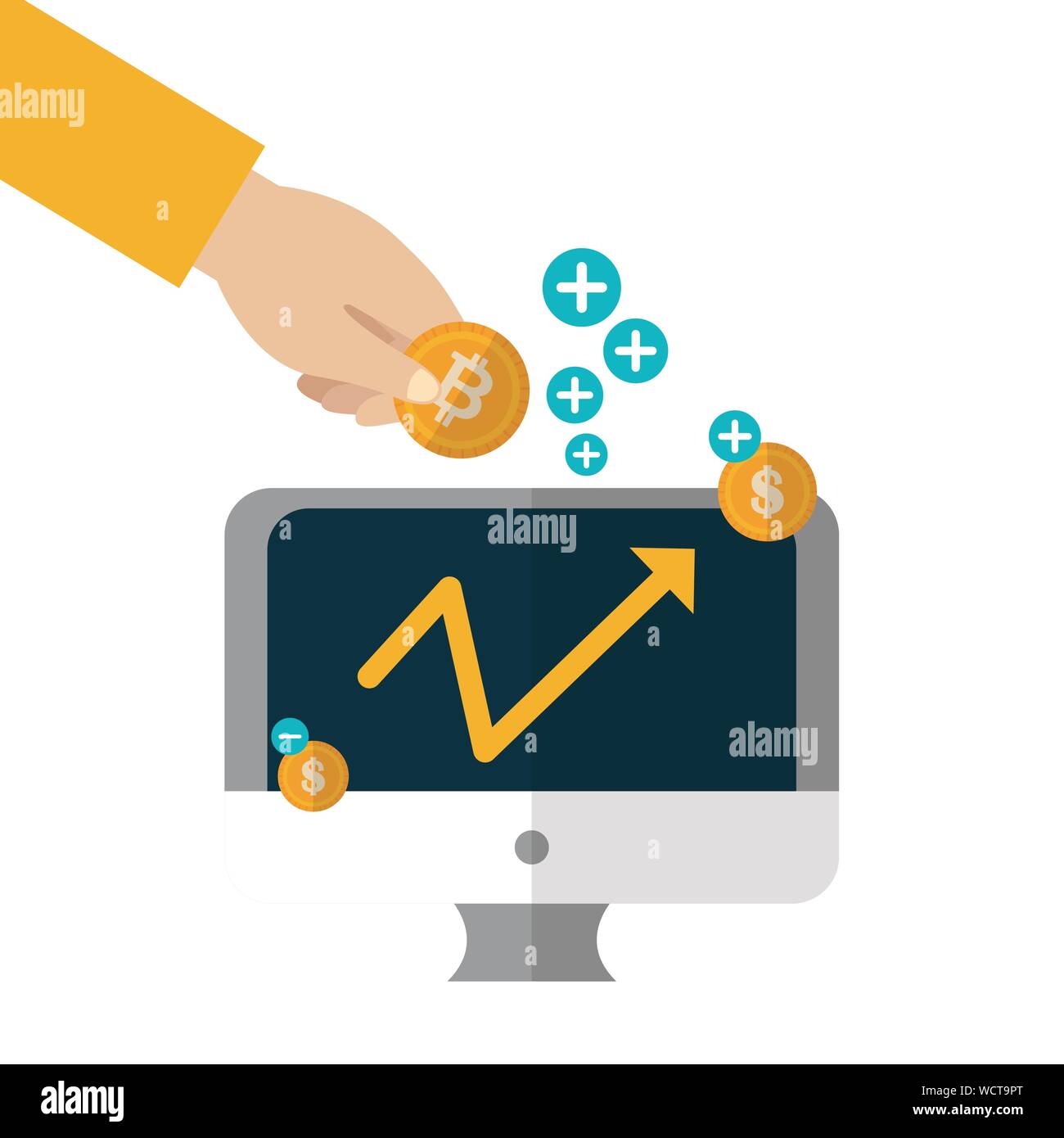 Isolated computer vector design Stock Vector Image & Art - Alamy