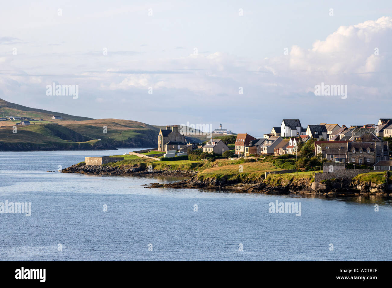 Lerwick from, MV Hrossey ferry NorthLink Ferries, Shetland, Scotland ...