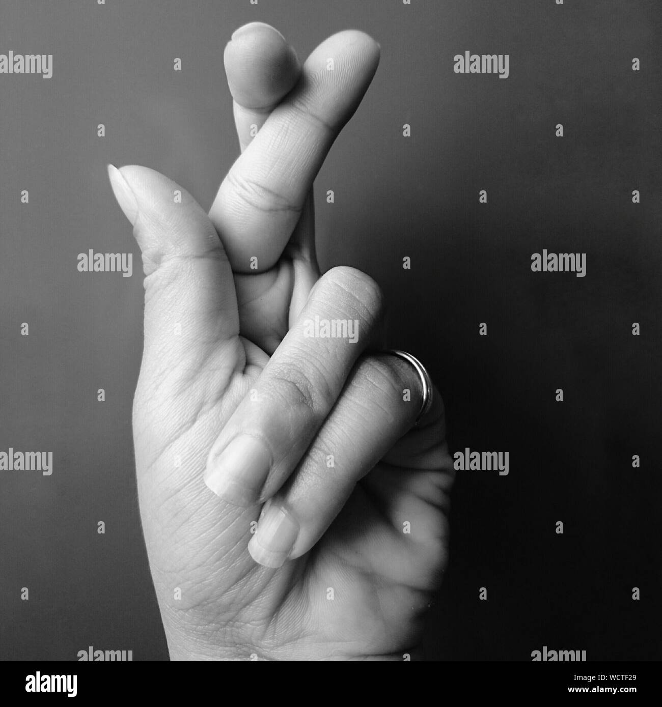 Hand crossed hi-res stock photography and images - Alamy