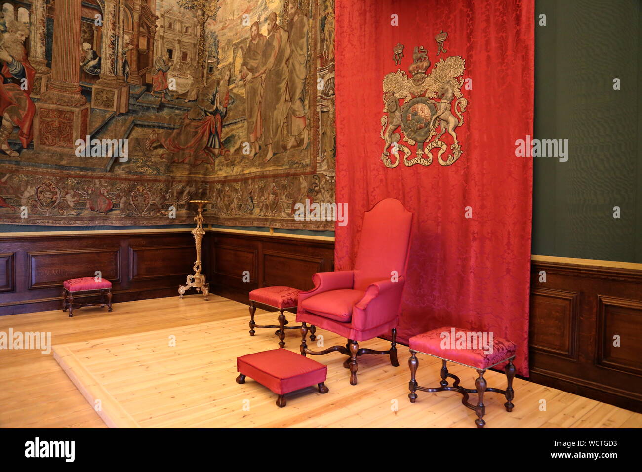 King's Privy Chamber, Hampton Court Palace, East Molesey, Surrey ...