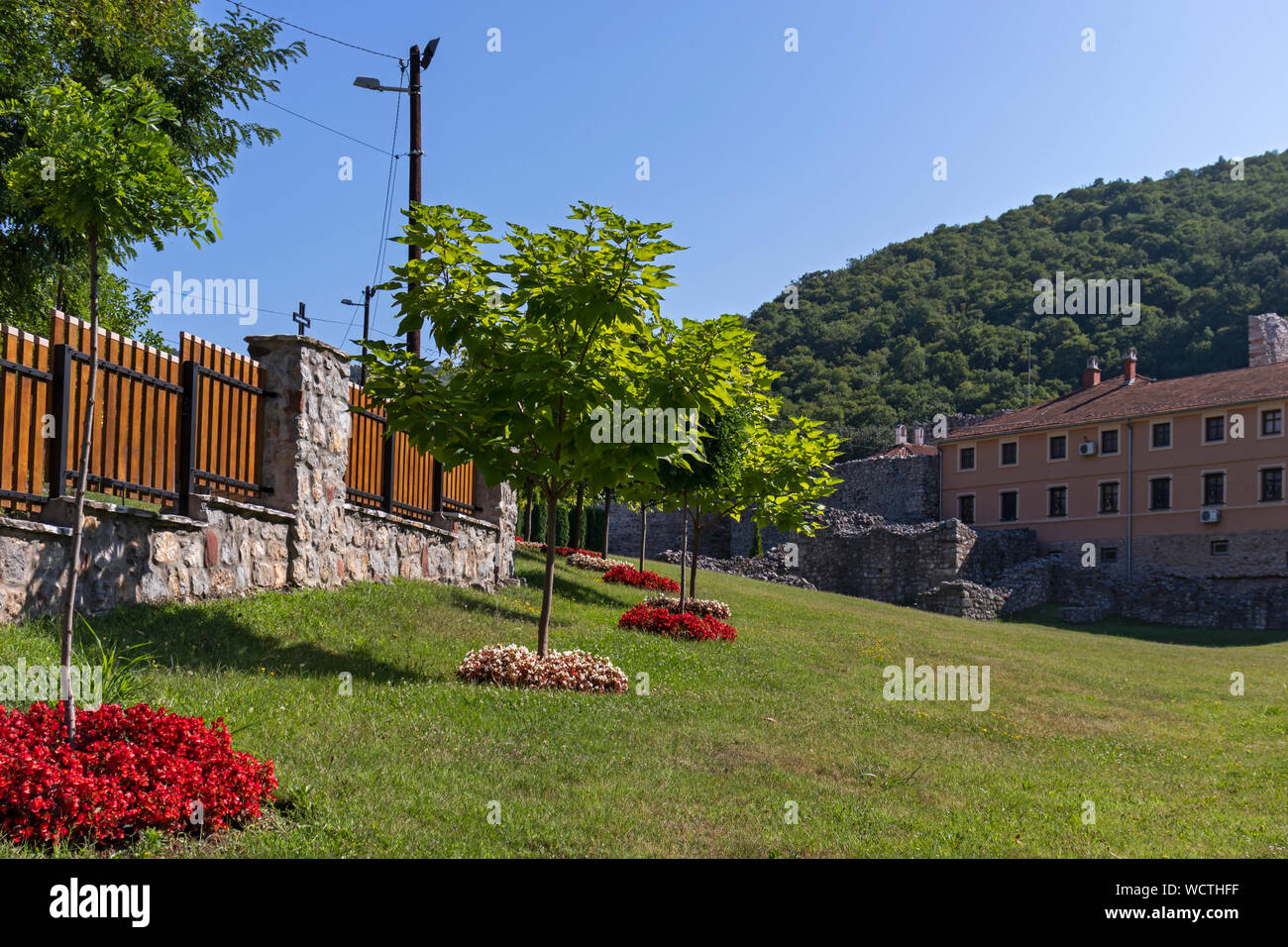 RAVANICA MONASTERY, SERBIA - AUGUST 11, 2019: Medieval Ravanica ...