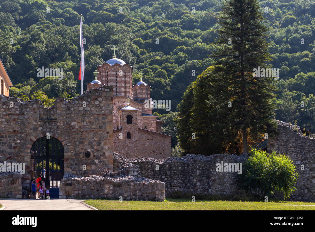 RAVANICA MONASTERY, SERBIA - AUGUST 11, 2019: Medieval Ravanica ...