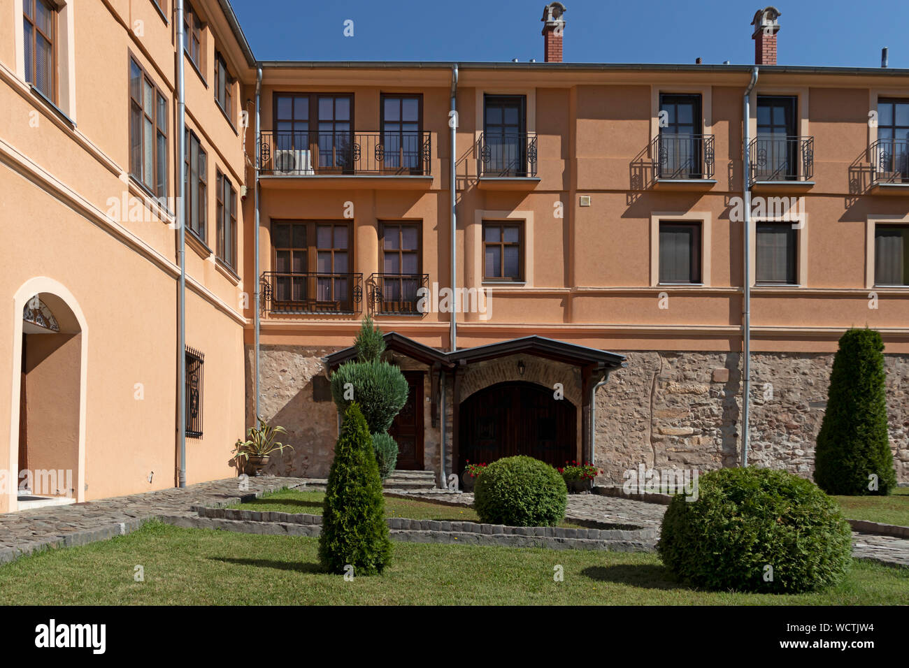RAVANICA MONASTERY, SERBIA - AUGUST 11, 2019: Medieval Ravanica ...