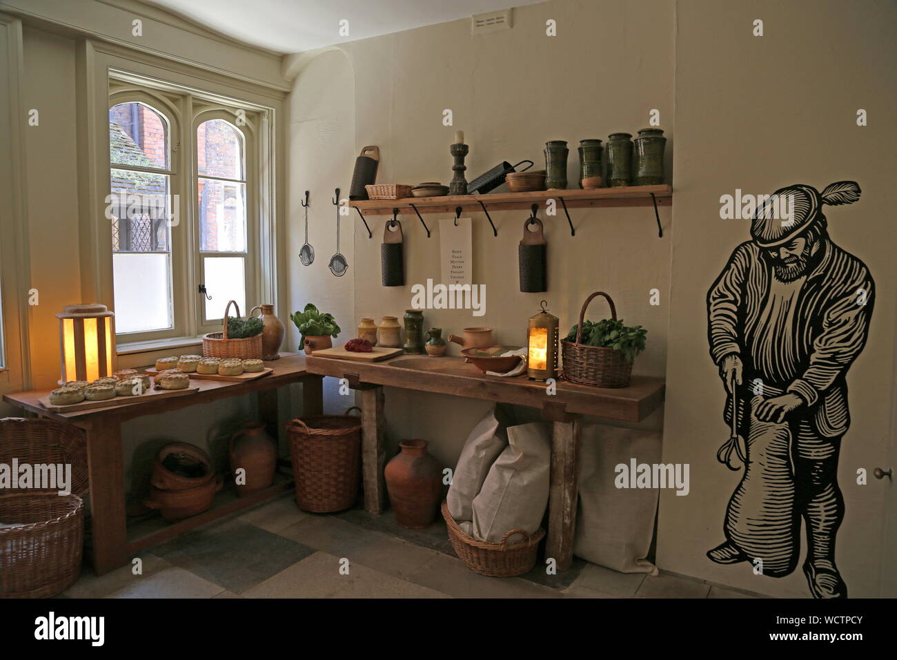 Tudor Great Kitchens, Hampton Court Palace, East Molesey, Surrey ...