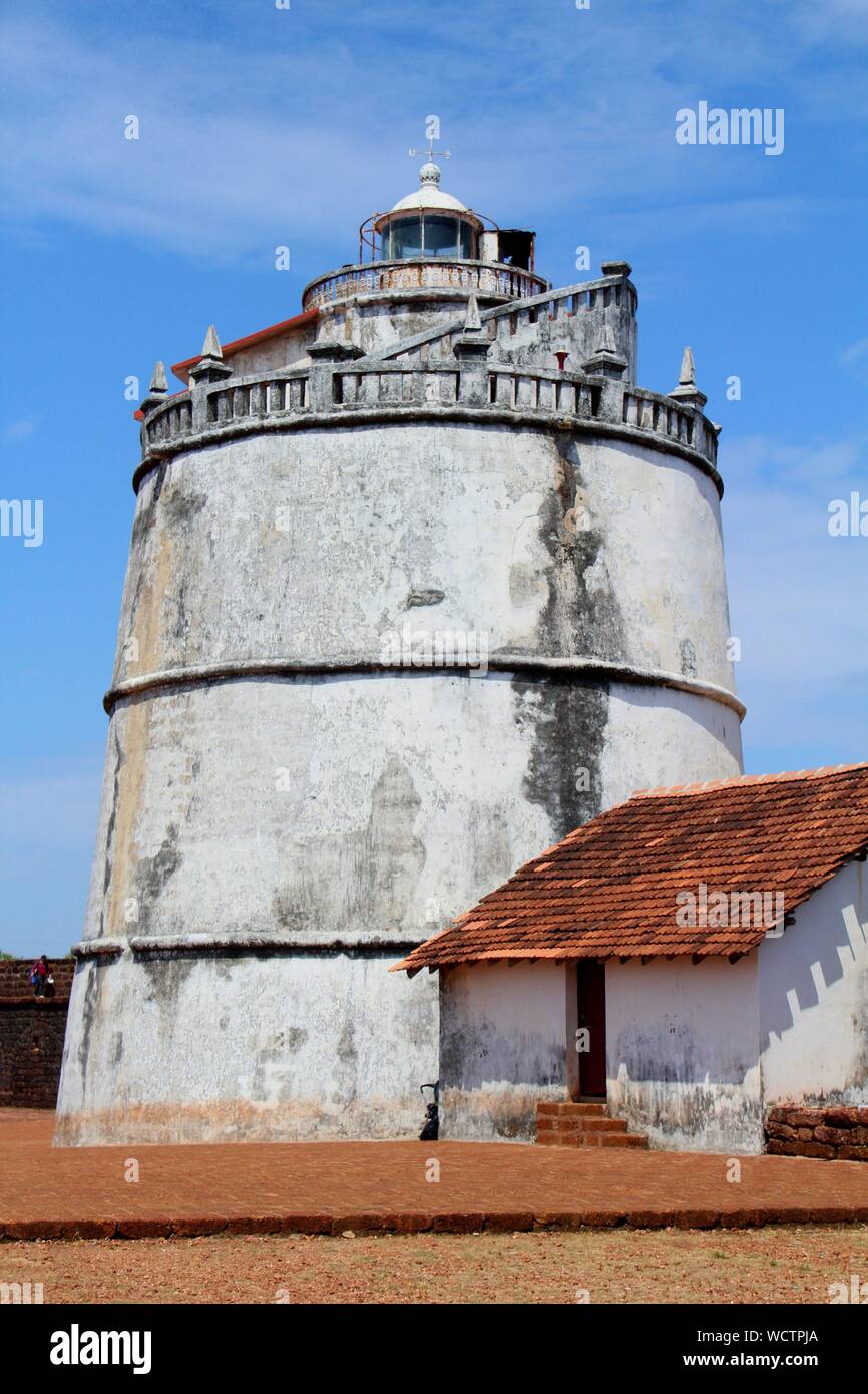 Fort aguada lighthouse landmark structure hi-res stock photography and ...