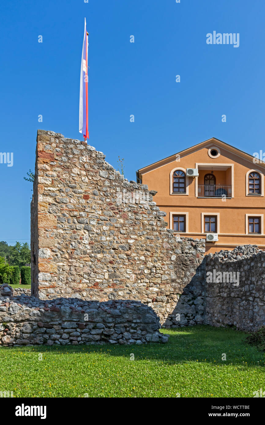 RAVANICA MONASTERY, SERBIA - AUGUST 11, 2019: Medieval Ravanica ...