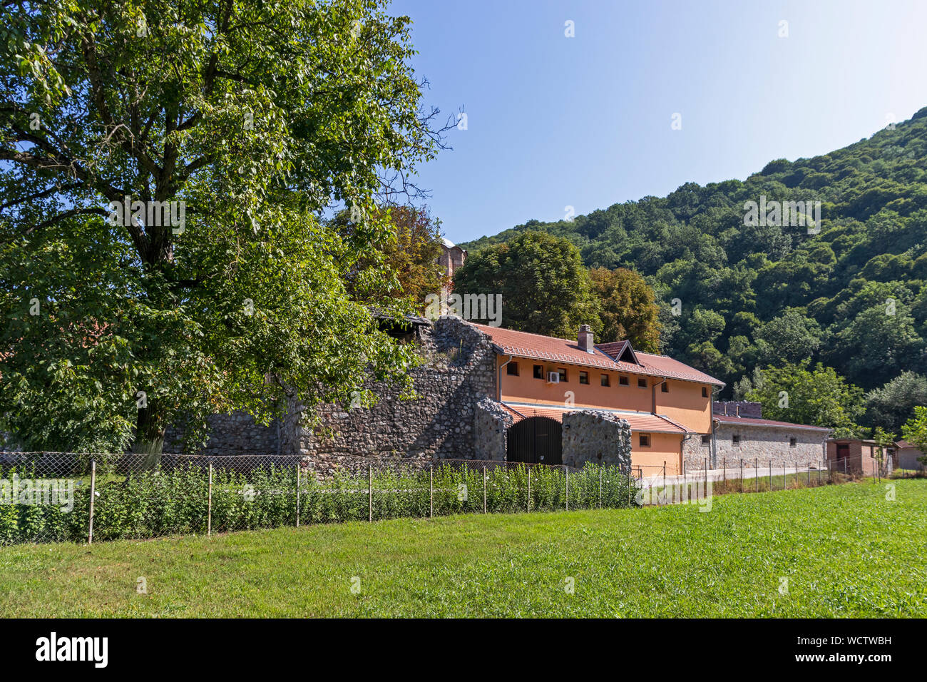 RAVANICA MONASTERY, SERBIA - AUGUST 11, 2019: Medieval Ravanica ...