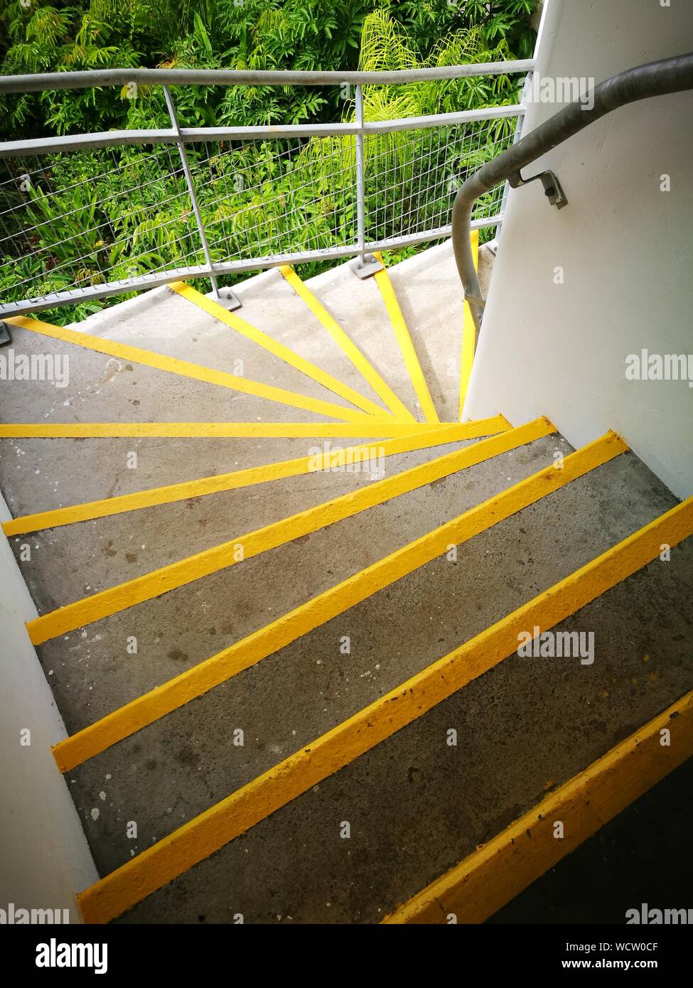 Safety yellow staircase hi-res stock photography and images - Alamy