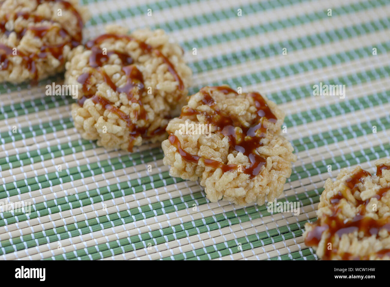 Puffed rice ball hi-res stock photography and images - Alamy