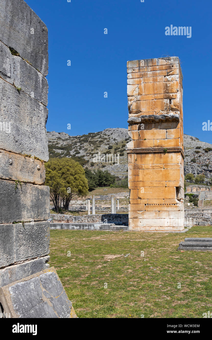 Ruins Of The Ancient Church In Philippi High Resolution Stock ...