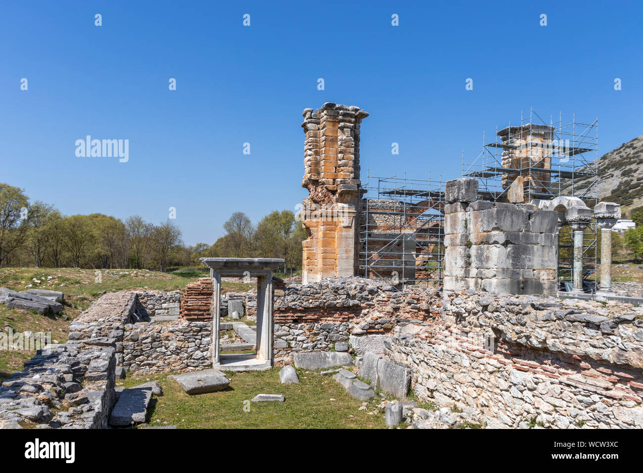 Ruins of the ancient church in philippi hi-res stock photography and ...