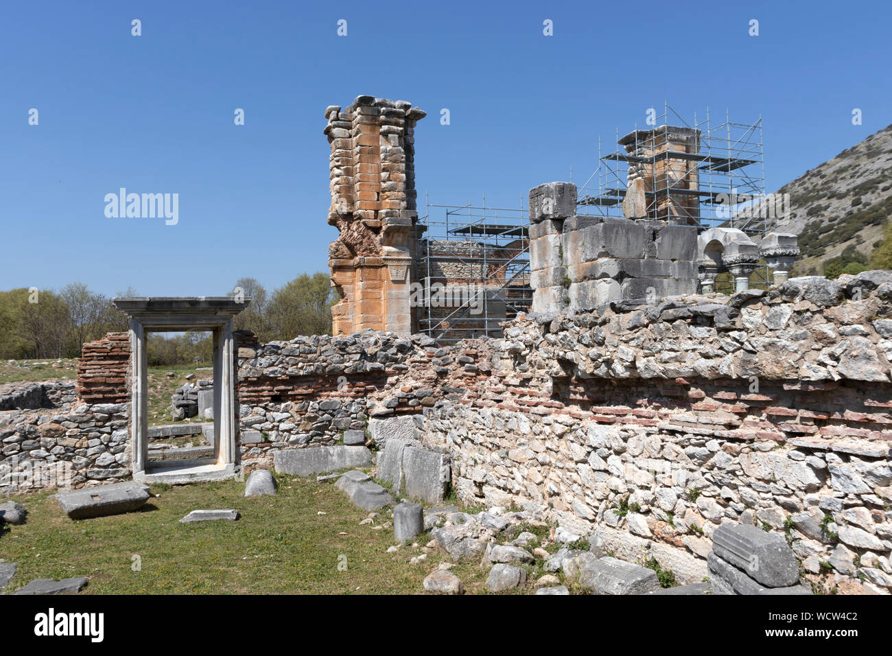Ruins of the ancient church in philippi hi-res stock photography and ...