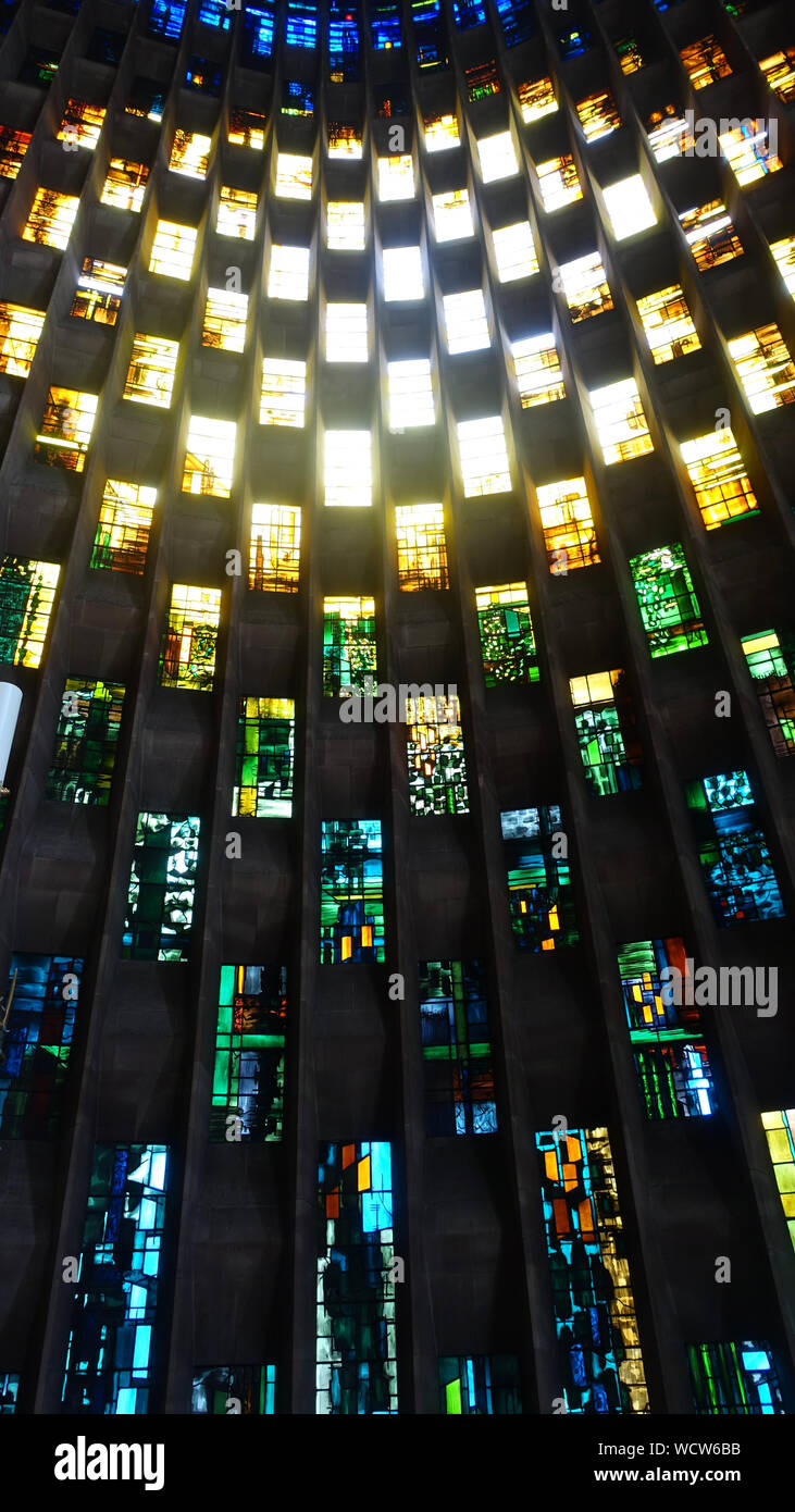 Coventry cathedral window hi-res stock photography and images - Alamy