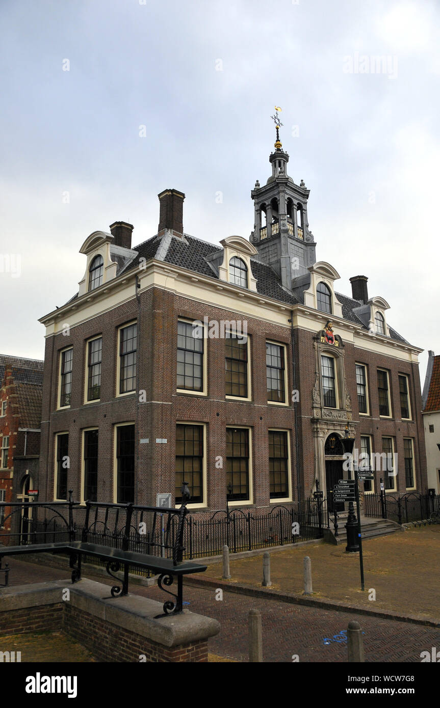 Town hall, downtown, Edam, Netherlands, Europe Stock Photo - Alamy