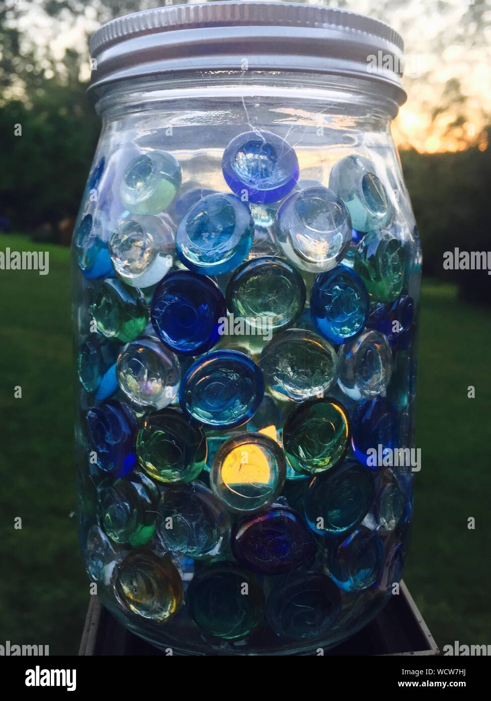Jar of marbles hi-res stock photography and images - Alamy