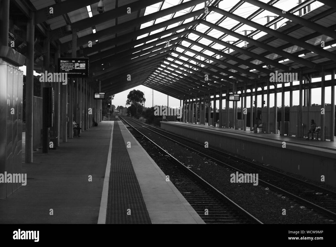 Empty railroad Black and White Stock Photos & Images - Alamy