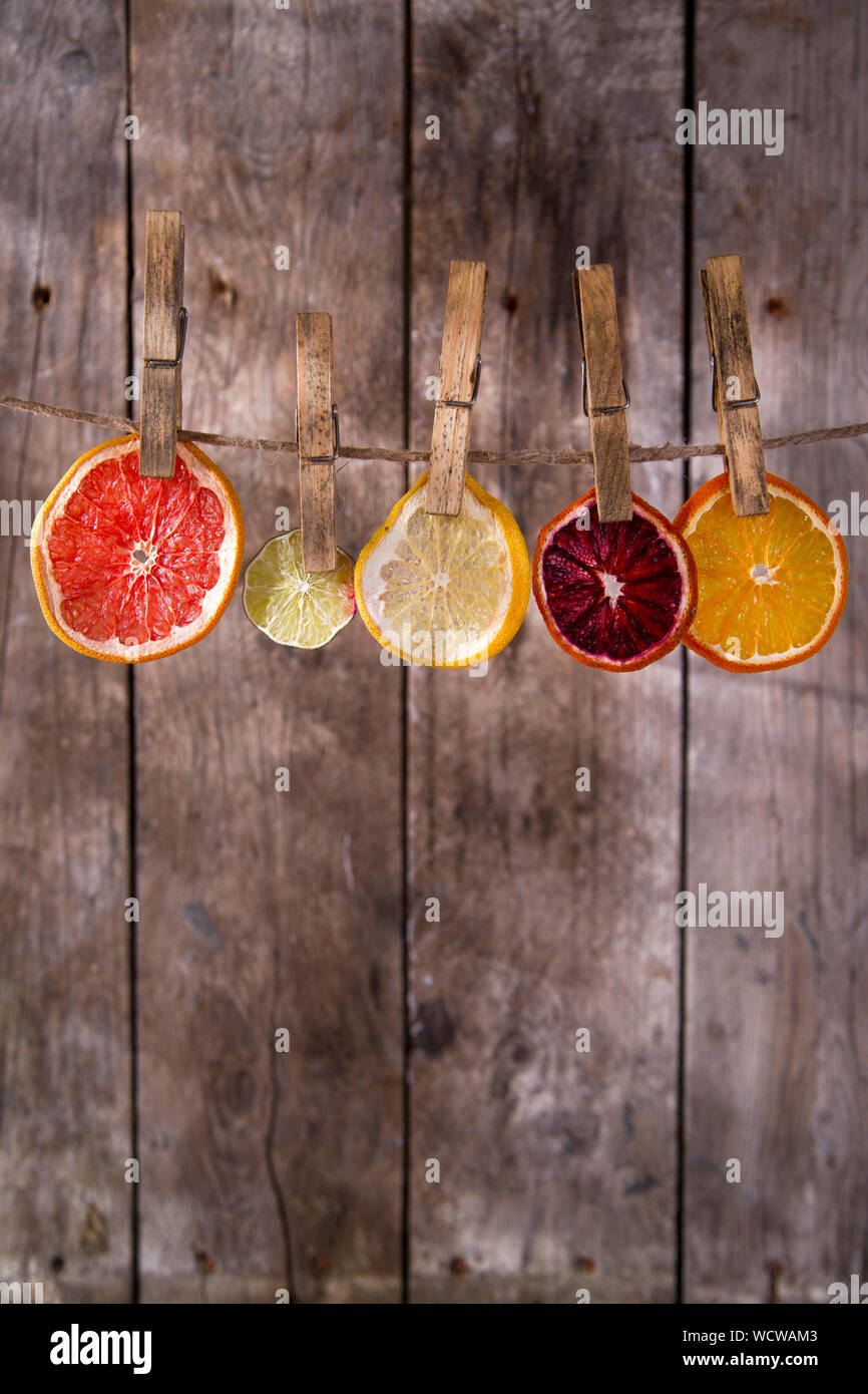 Rope of dried fruit hi-res stock photography and images - Alamy
