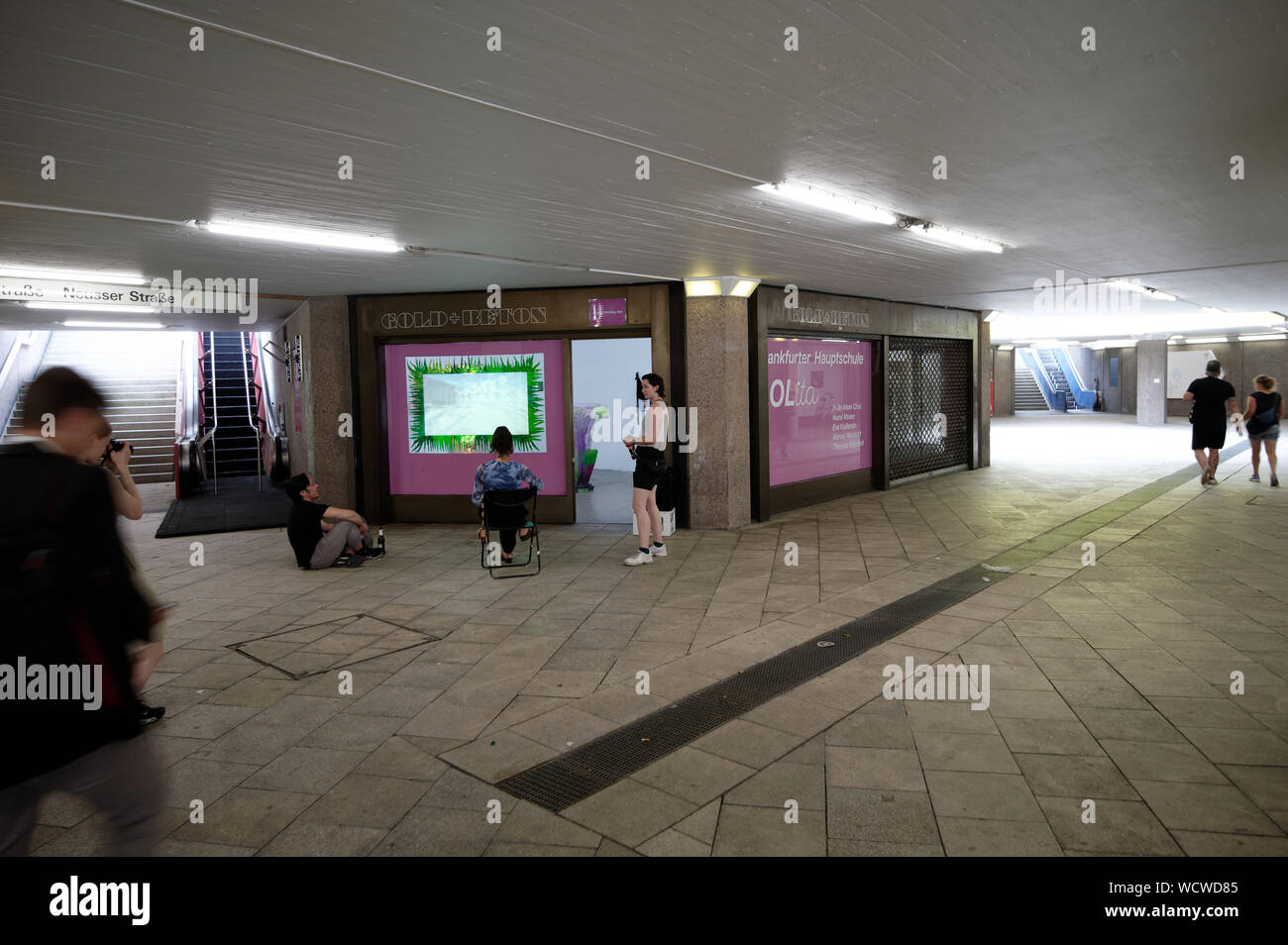 Cologne, Germany. 28th Aug, 2019. The gallery "Gold und Beton", which ...
