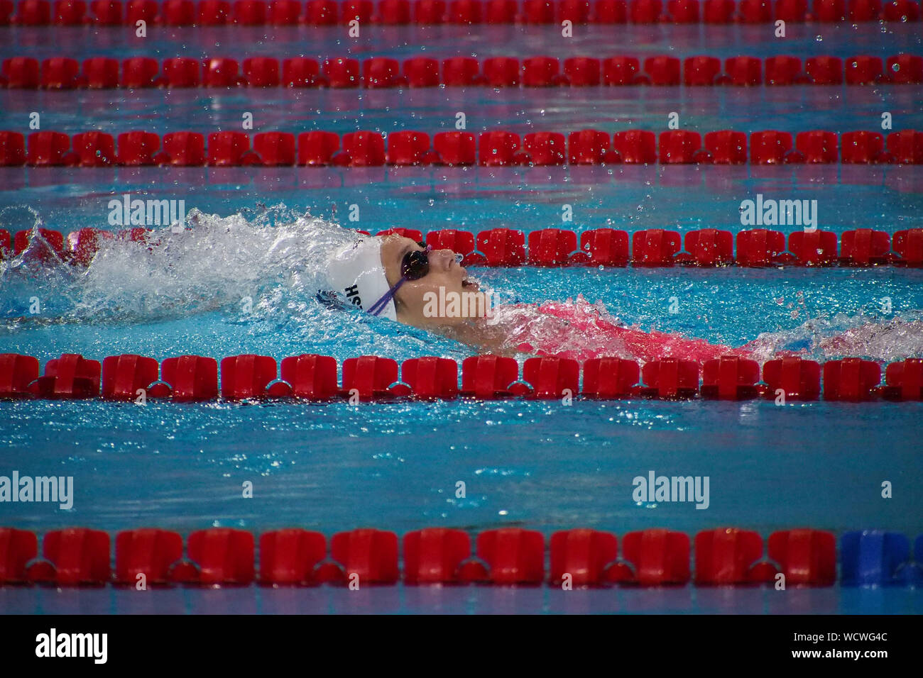 Swimming; Alexandra Walsh from USA in action at the Lima 2019 Pan ...