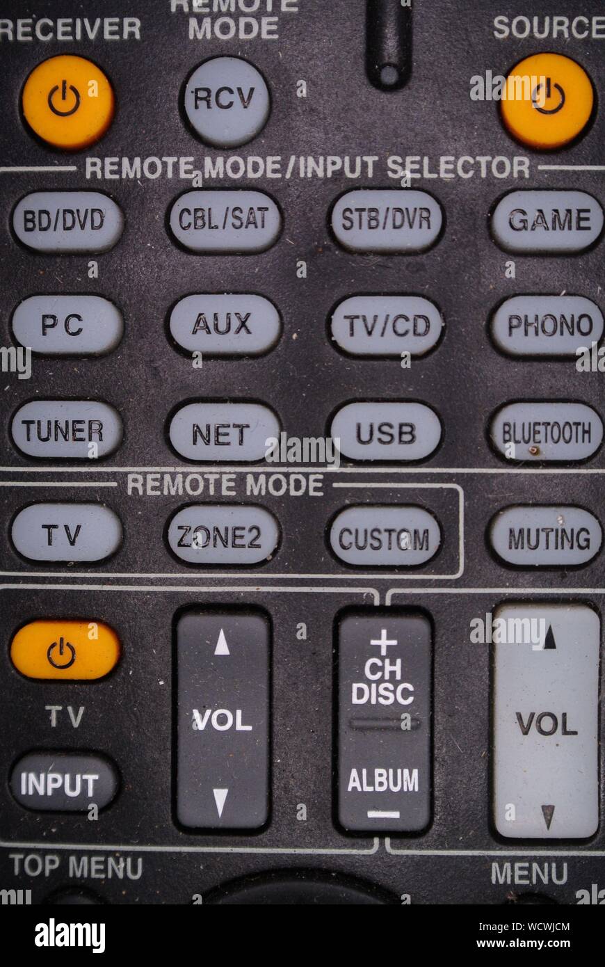 Buttons on remote control hi-res stock photography and images - Alamy
