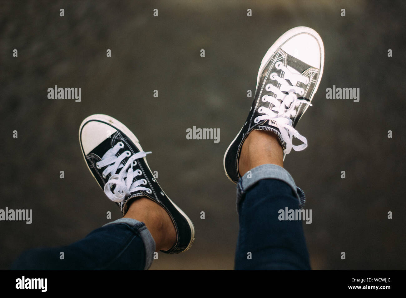 Man sitting above hi-res stock photography and images - Alamy