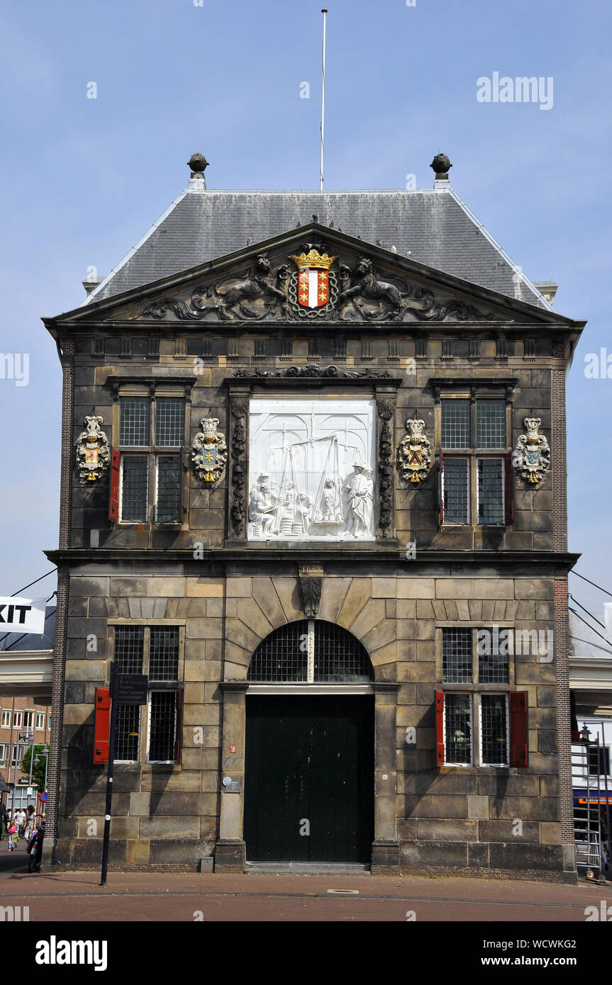 Waag (weigh house), Gouda, South Holland, Netherlands, Europe Stock ...