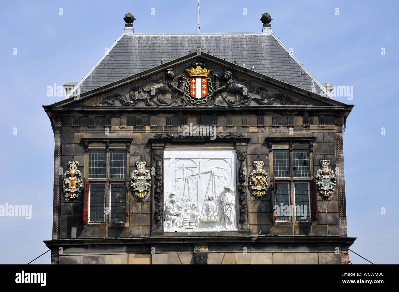 Waag (weigh house), Gouda, South Holland, Netherlands, Europe Stock ...