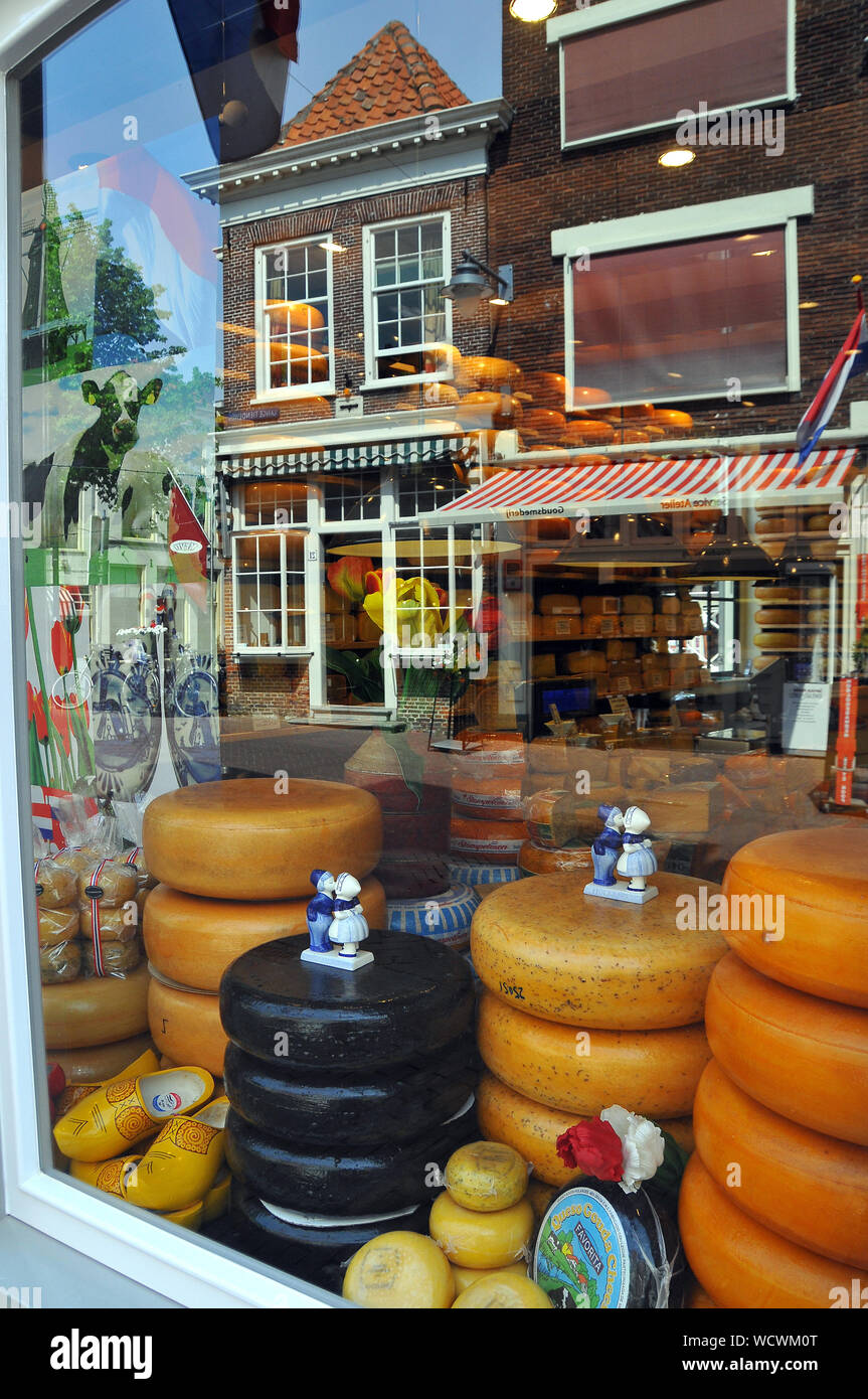 cheese shop, Gouda, South Holland, Netherlands, Europe Stock Photo - Alamy