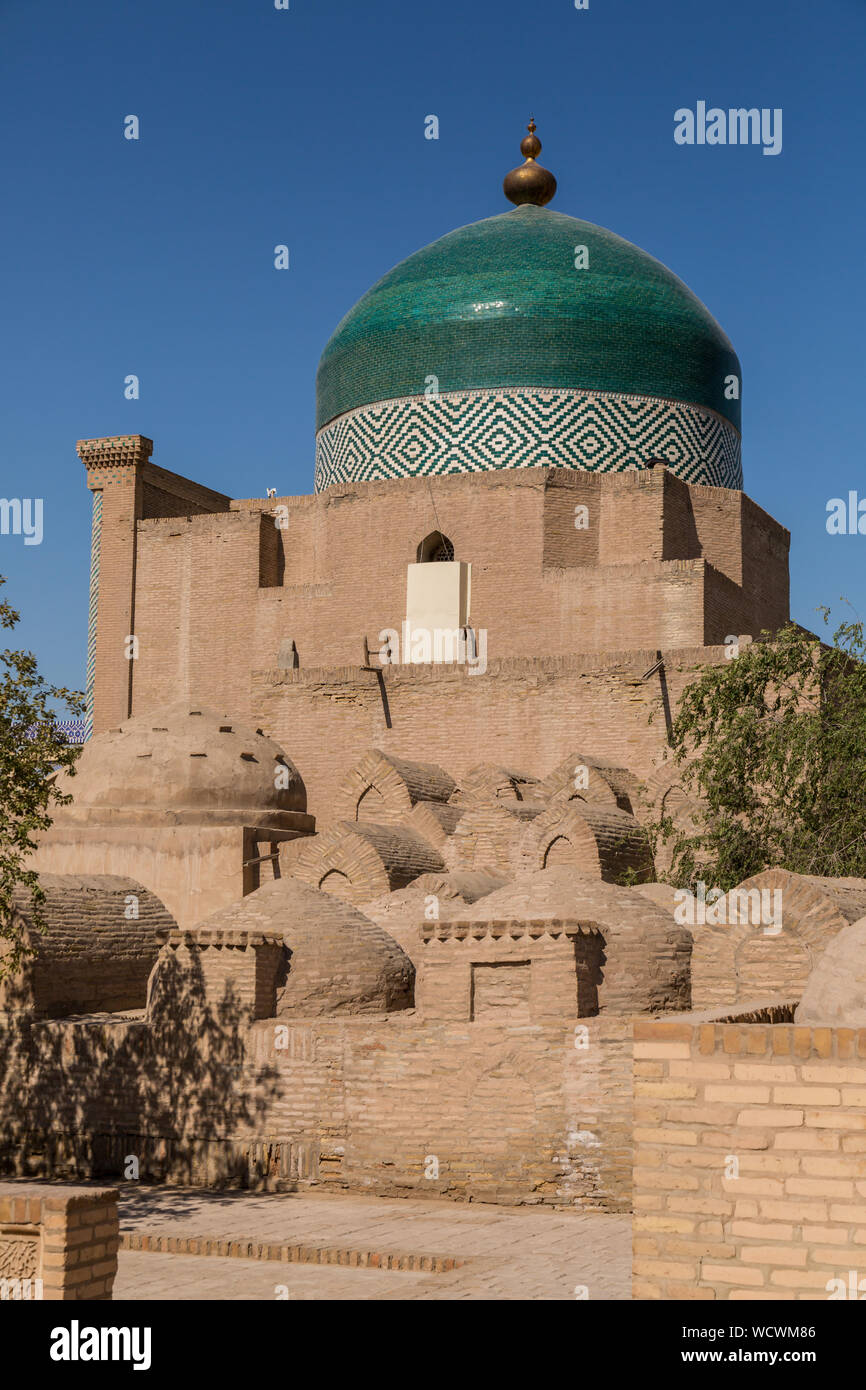 Dome of the Islam Khoja complex in the Itchan Kala, or inner town, in ...
