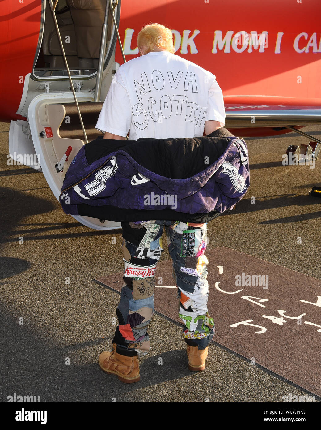 August 27, 2019, Santa Monica, California, USA: White Trash Tyler ...