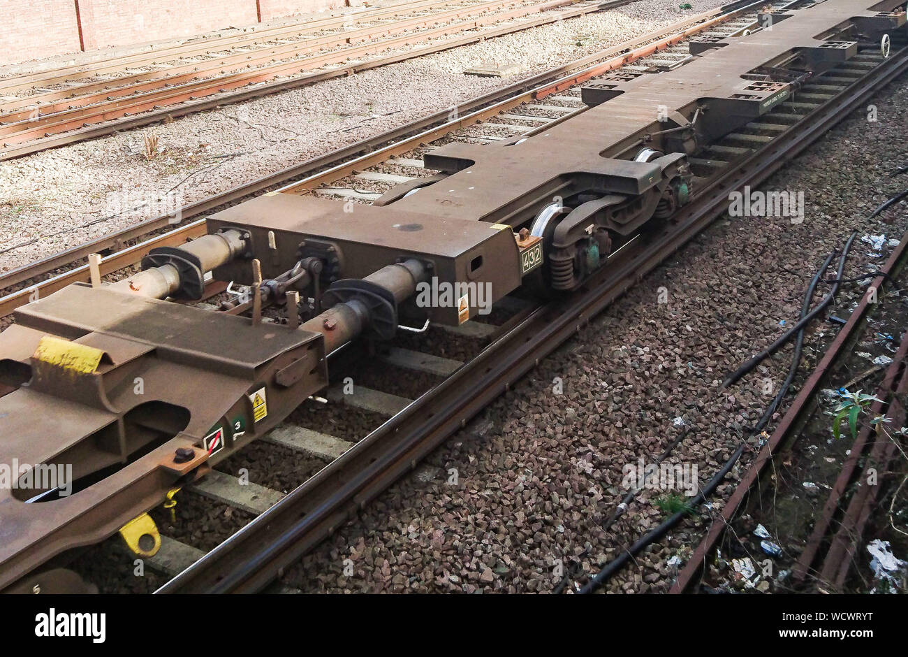 Empty train track hi-res stock photography and images - Alamy