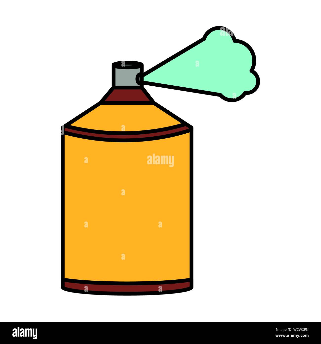 Spray paint canister Stock Vector Images - Alamy