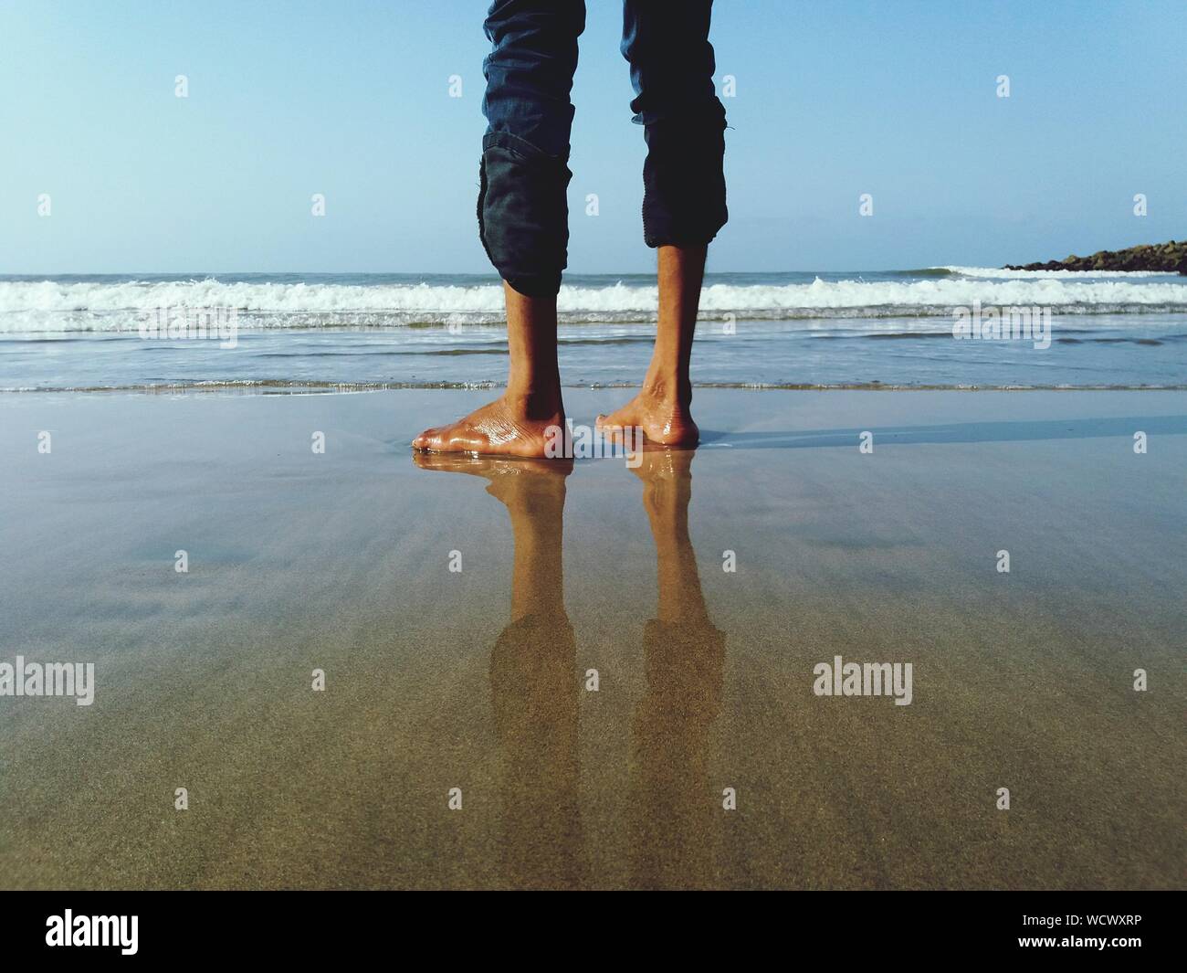 Surface level sea one person wave hi-res stock photography and images ...