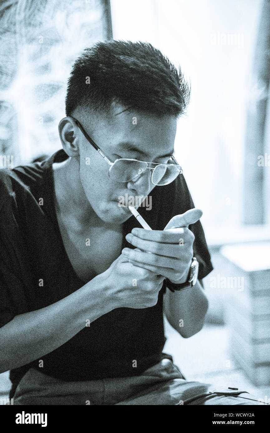 Boy Cigarette High Resolution Stock Photography and Images - Alamy