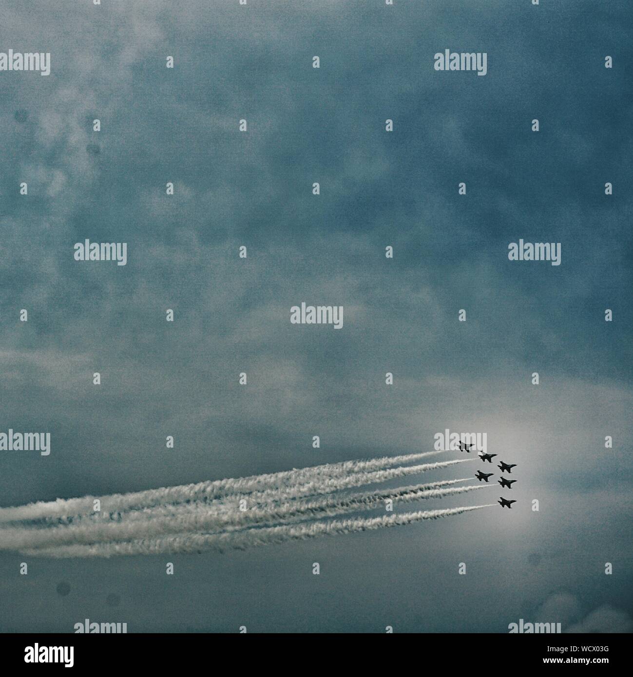 Airplane Flying Formation High Resolution Stock Photography and Images ...