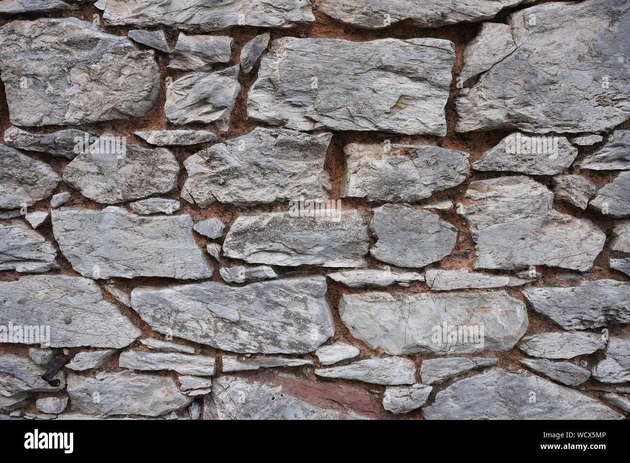 Beautiful old stone wall background horizontal, texture Stock Photo - Alamy