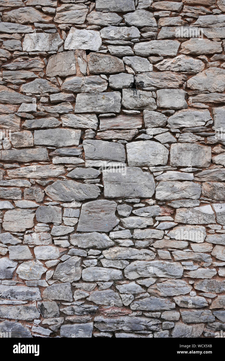 Beautiful old stone wall background horizontal, texture Stock Photo - Alamy