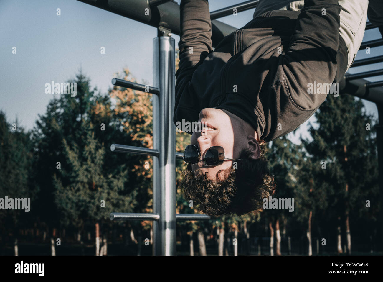 Man hanging about hi-res stock photography and images - Alamy